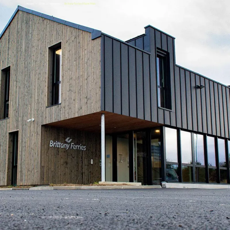 Douglas fir wood cladding